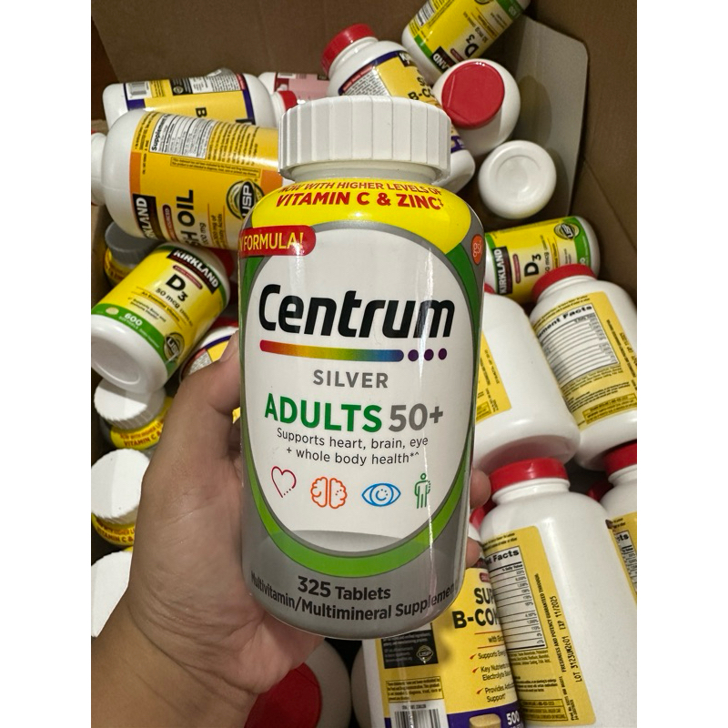 Authentic Centrum silver 50+ new formula 325tablets (APRIL 2025 exp ...
