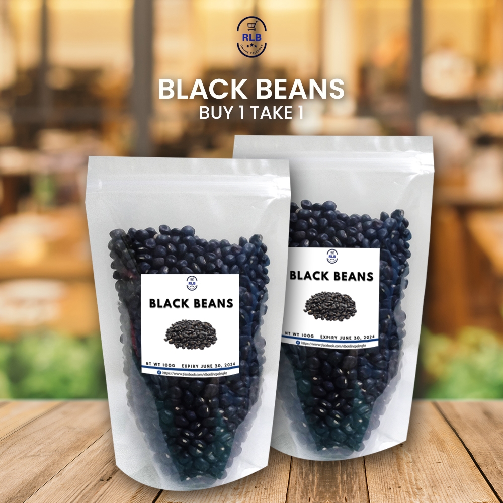 Buy 1 Take 1 - 100 grams Black Beans Uncooked Black Turtle Bean Kitchen ...