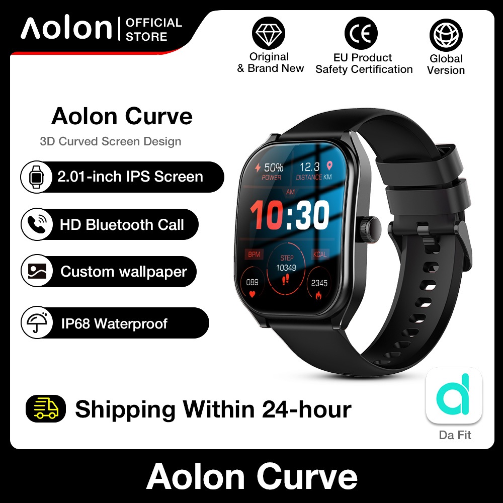 Aolon Curve Smart Watch 2.01Inch Ultra Original IP68 Waterproof Health ...