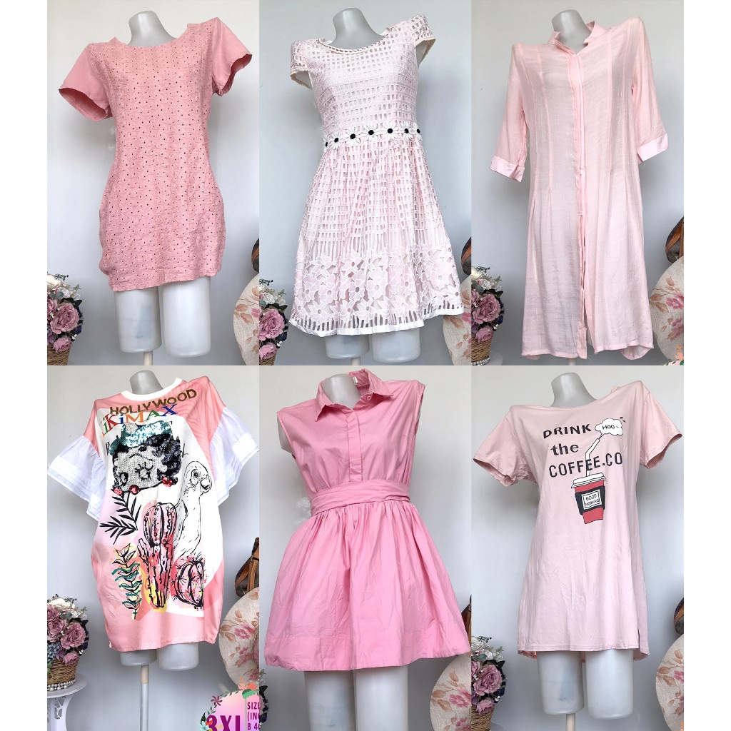 Preloved Pink & Purple Dress | Shopee Philippines