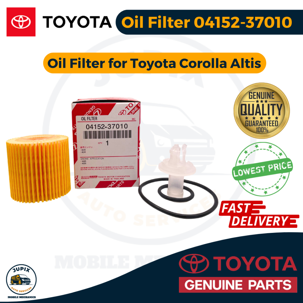 Toyota Oil Filter Element 04152-37010 for Corolla Altis | Shopee ...