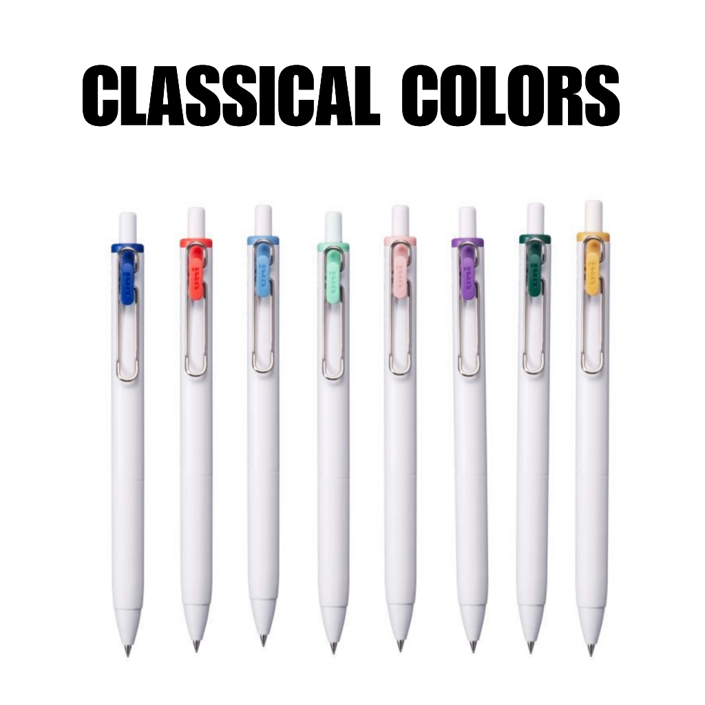 LIMITED STOCKS - UNI ONE: CLASSICAL COLORS GEL PEN - 0.38MM (UMNS38 ...