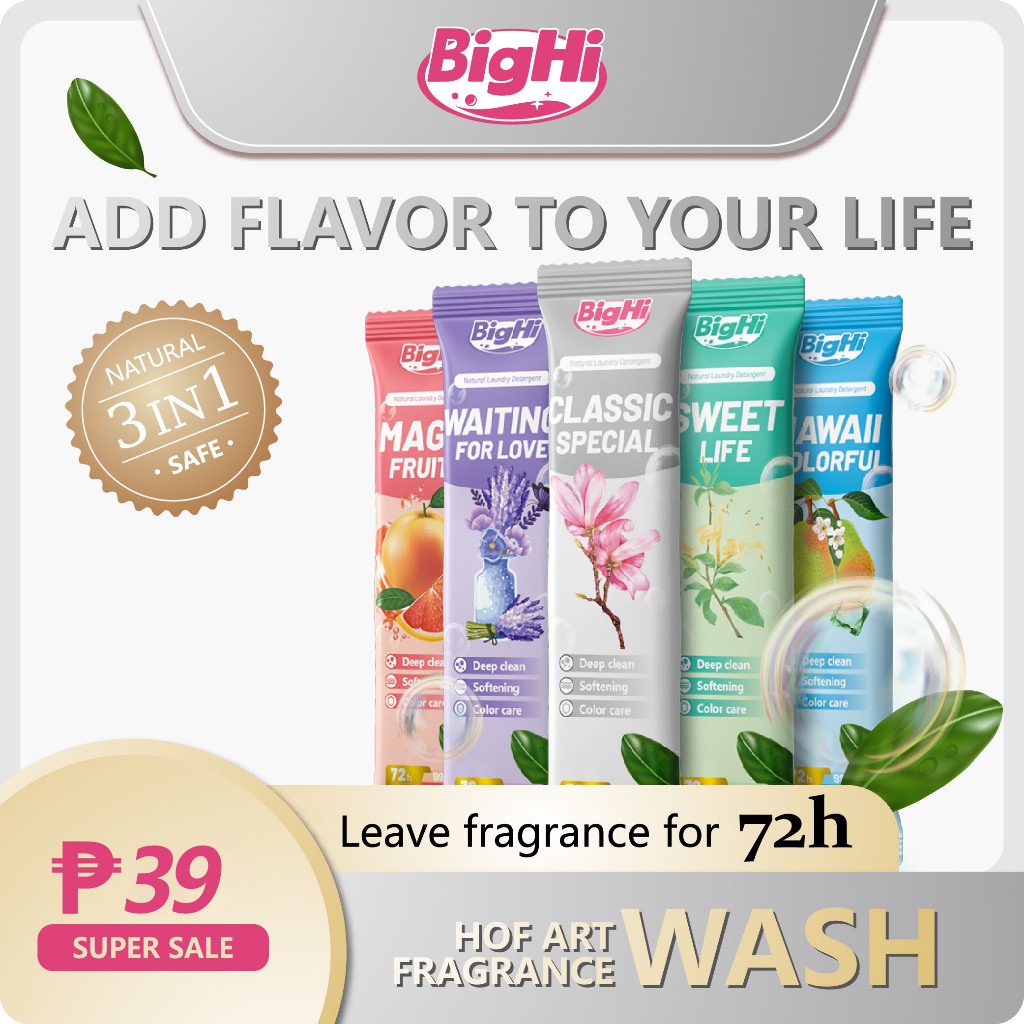 Laundry Liquid Detergent 30g BigHi Natural 72-hour Classi Special ...