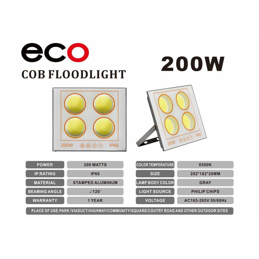 Electric 220V LED Light 200W Outdoor Lamp Waterproof Floodlight ...