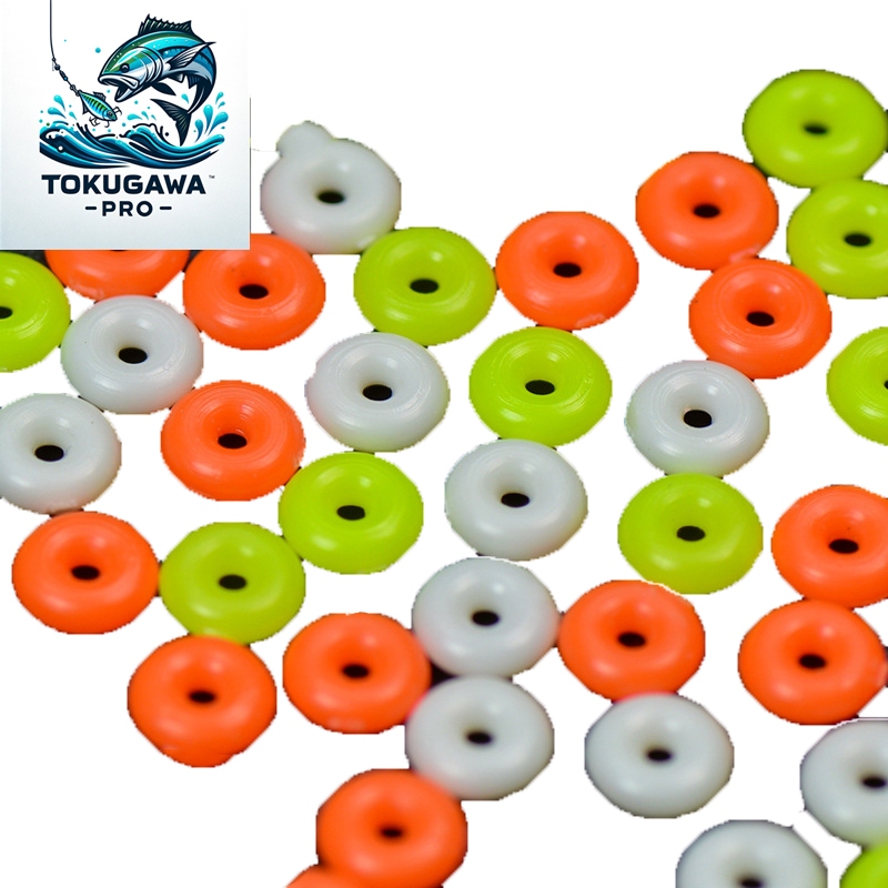 TOKUGAWAPRO 20Pcs Rock Fishing Concave Baffle Semi-circle Bead Baffle ...