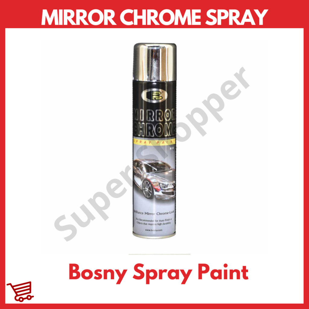 Bosny Mirror Chrome Spray Paint 270g | Shopee Philippines