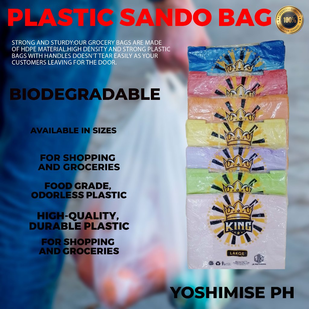 yoshimise sando colored plastic bag tiny/medium/large sando plastic bag ...