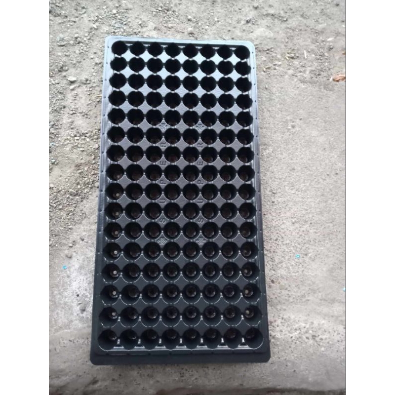 SEEDLING TRAY 128 ROUND BLACK .5 KAPAL | Shopee Philippines