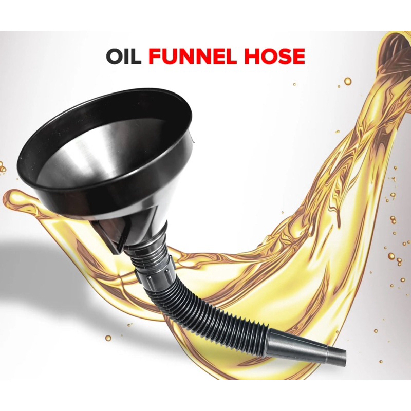SMOOTH AND FLEXIBLE OIL FUNNEL HOSE / CHANGE OIL FUNNEL HOSE UNIVERSAL ...