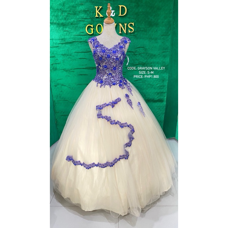 DEBUT GOWN (CODE: GRAYSON VALLEY) | Shopee Philippines