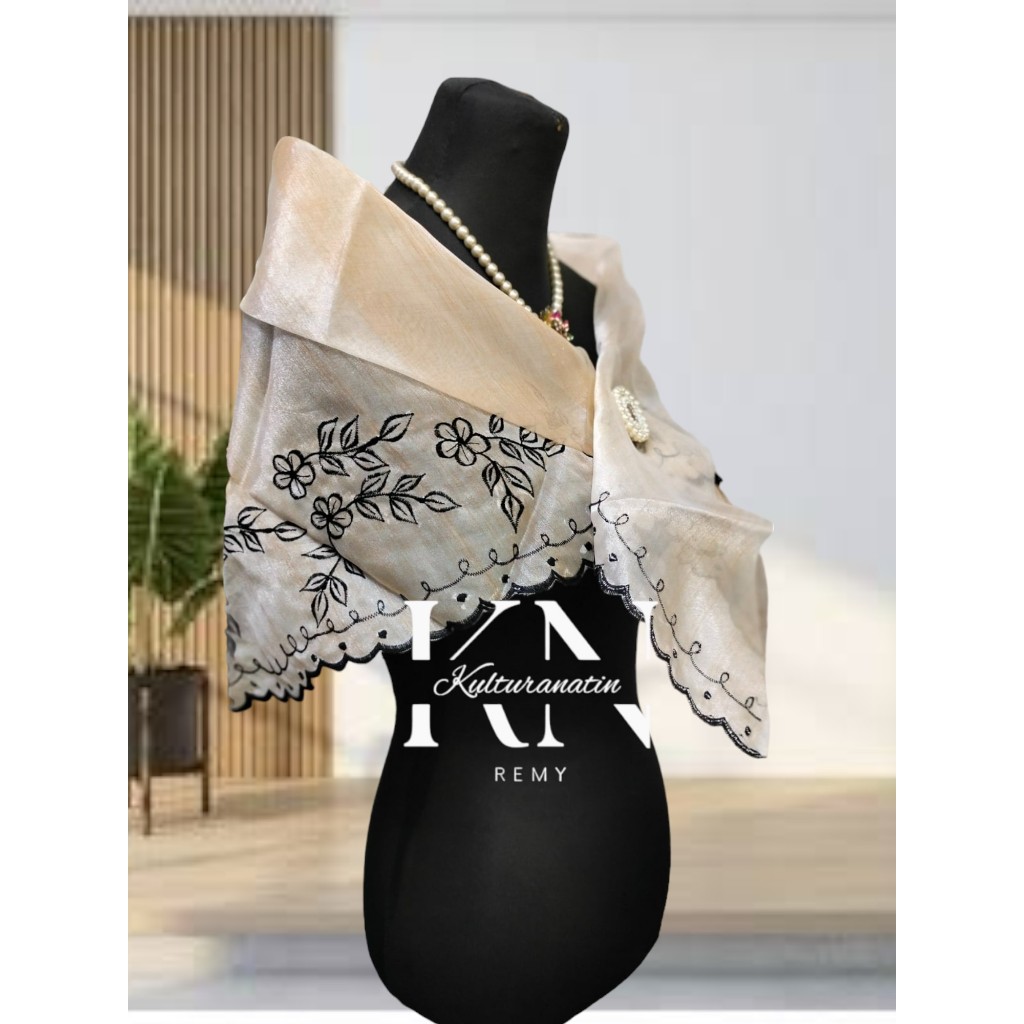 filipiniana top (alampay) | Shopee Philippines