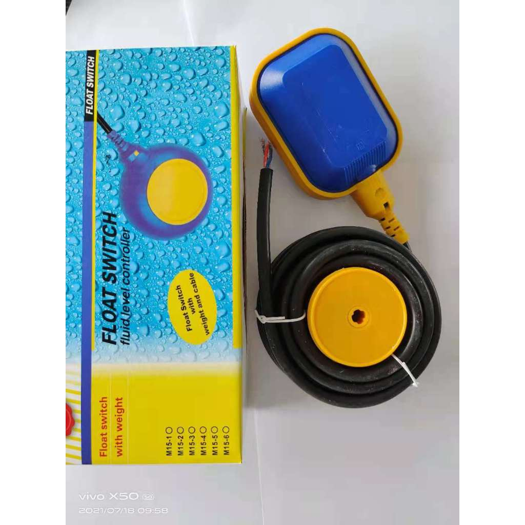 5 M Cable Type Float Switch Liquid Fluid Water Level Controller Sensor ...