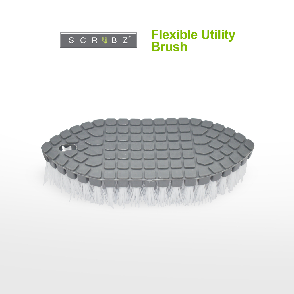 SCRUBZ Premium Flexible Multi-Purpose Cleaning Brush, Sink, Toilet ...