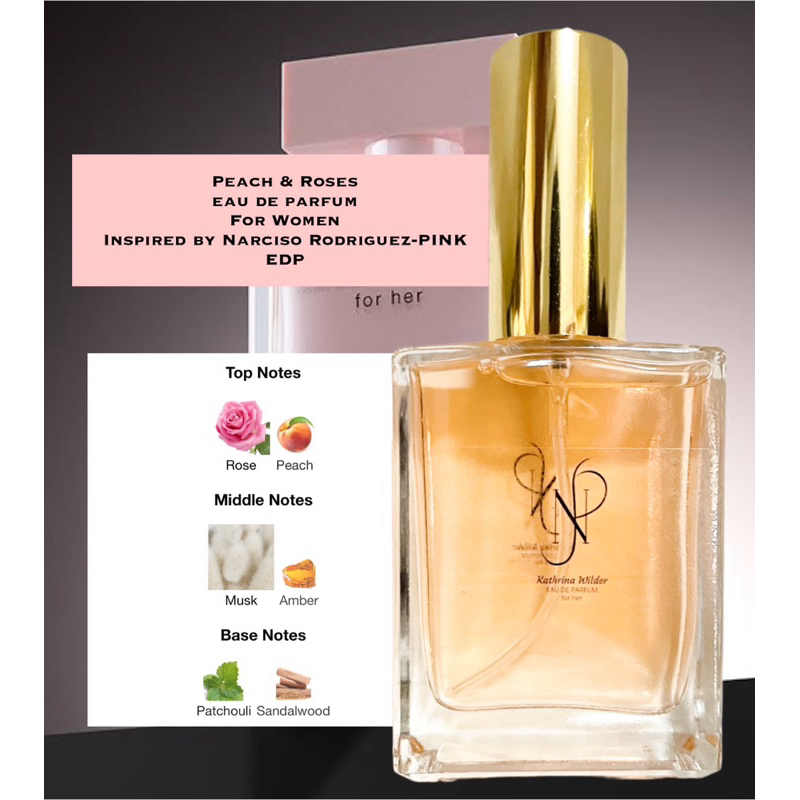 Peaches & Roses For Her EAU DE PARFUM Inspired by Narcisso Rodriguez ...