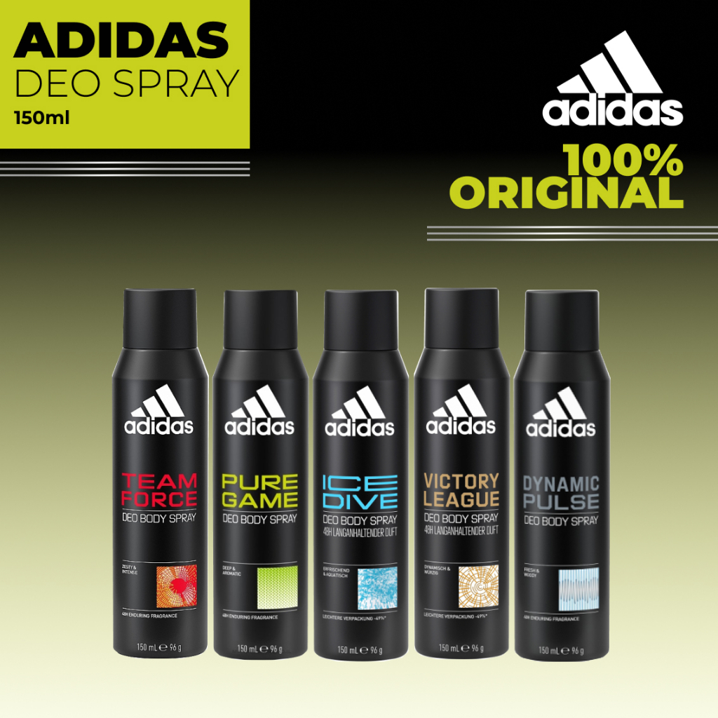 ADIDAS Deo spray | 100% Original | Shopee Philippines