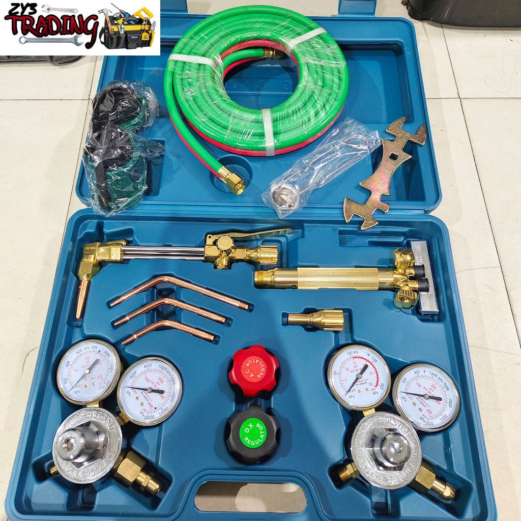 S-KS HEAVY DUTY Acetylene Gas Torch Welding Cutting Outfit Kit | Shopee ...
