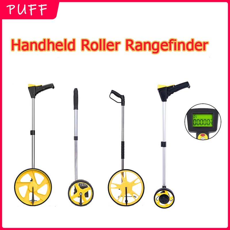 Digital/Mechanical Folding Distance Measuring Wheel Roller Rangefinder ...