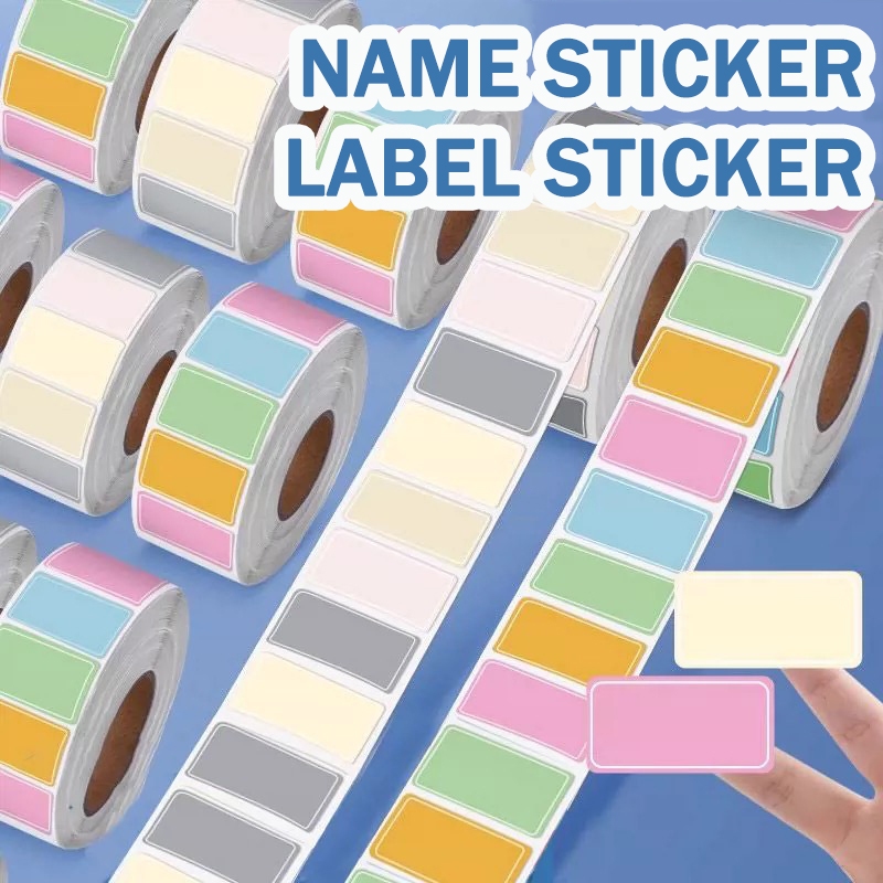 Student Cartoon Paper Tape Name Stickers Self-Adhesive Sorting Label ...