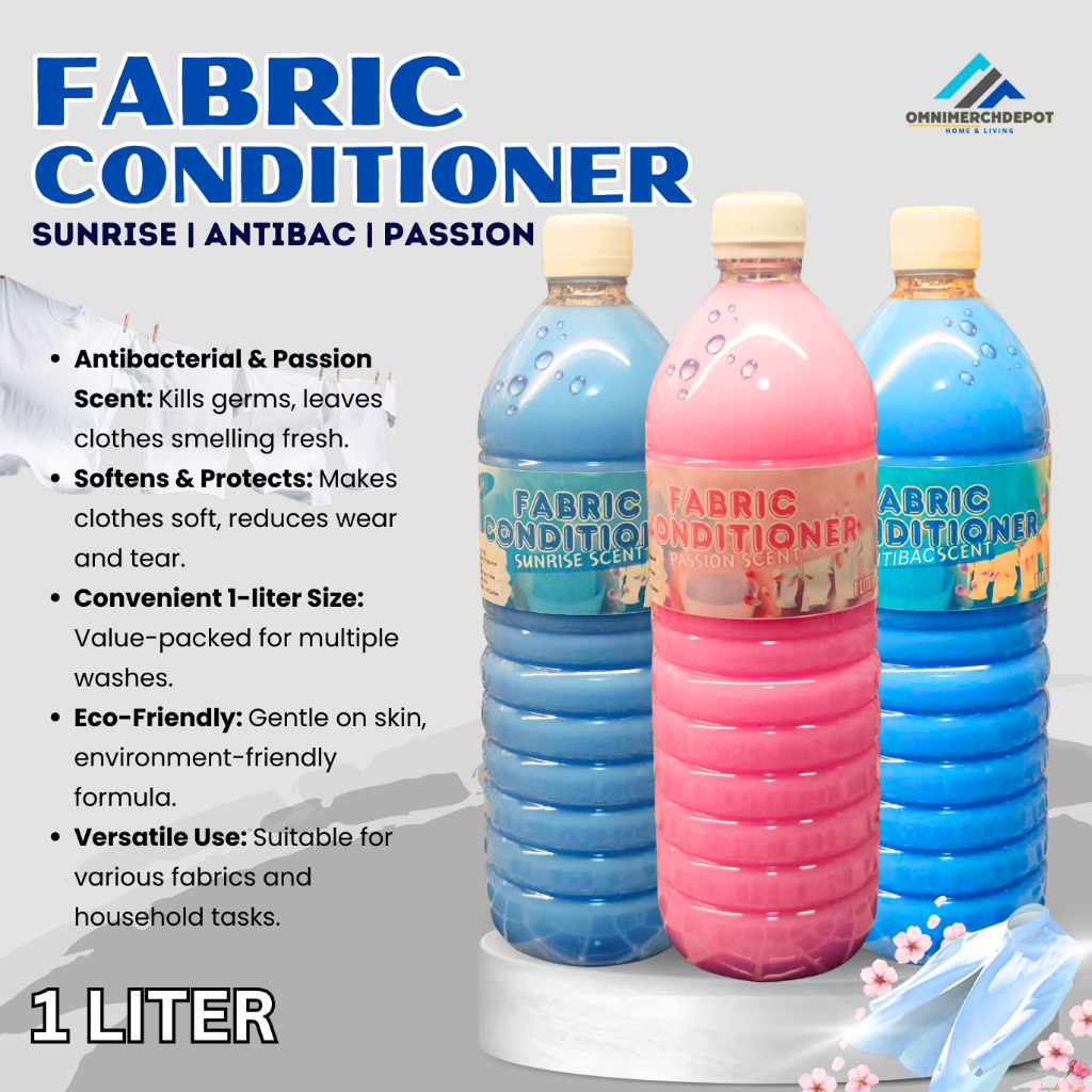 KAMBOJ Fabric Conditioner Antibac Sunrise Passion 1 liter Fabcon ...