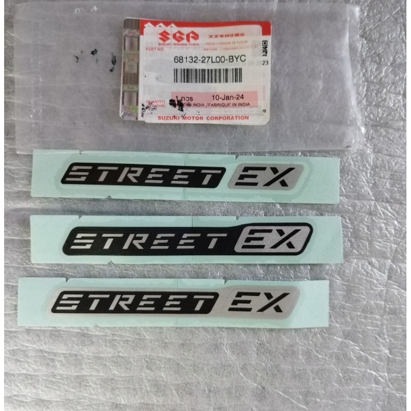 sgp- emblem STREET EX for suzuki burgman EX ( original emblem same as ...