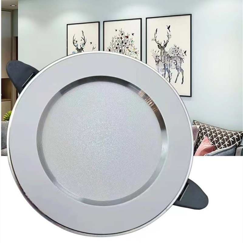 Tri color LED Pin light for Ceiling 7 Watts Downlight Recessed Round 3 ...