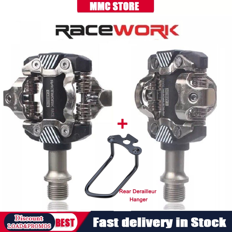 RACEWORK MTB Cleats Pedal X-M8100 Aluminum Alloy SPD Self-Locking ...