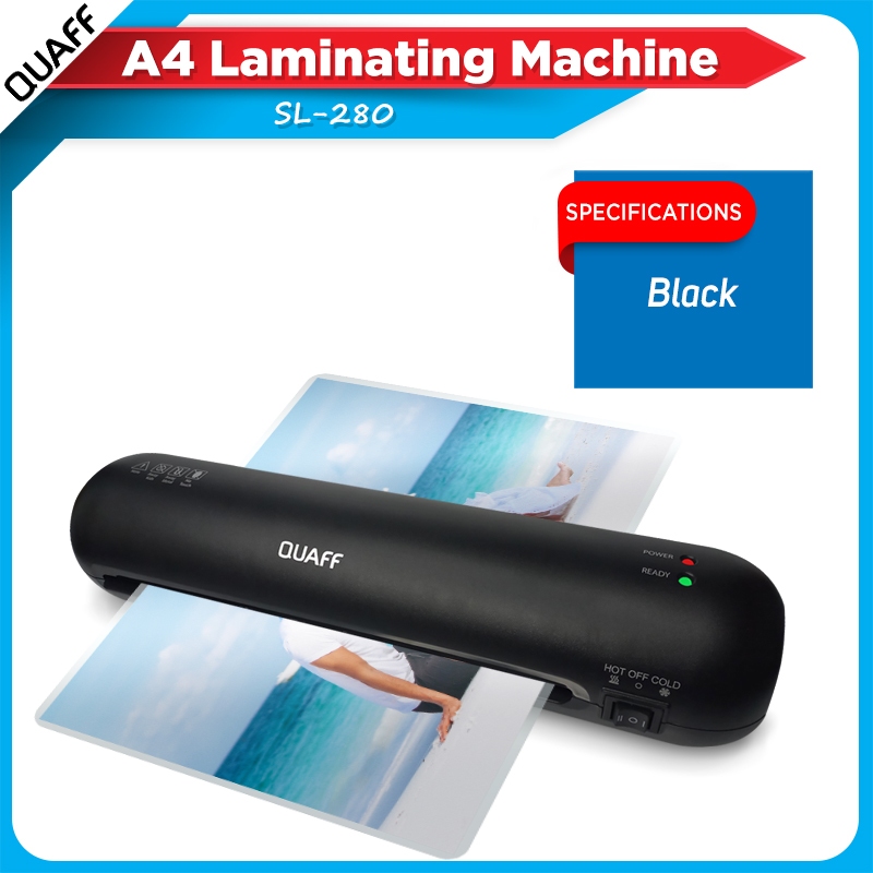 QUAFF A4 Laminating machine （max laminate 125mic）SL-280 | Shopee ...