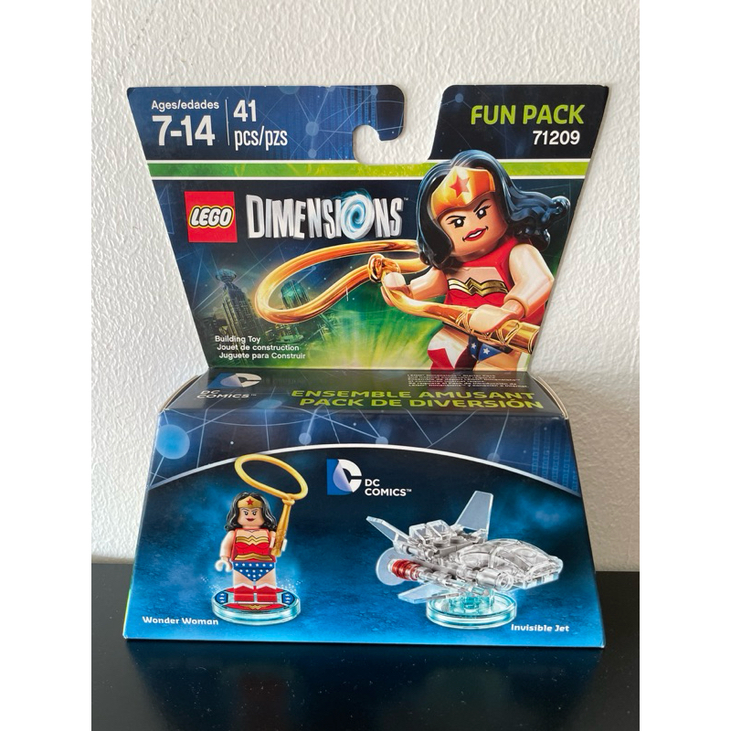 Lego Dimensions DC Comics Wonder Woman Invisible Jet Fun Pack 71209 ...