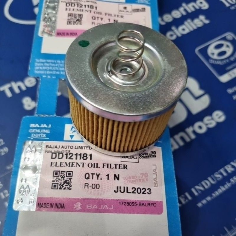 Bajaj CT100, CT150, CT125, NS125, ROUSER135, Oil Filter (Genuine ...
