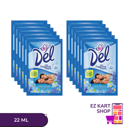 EZ KART DEL FABRIC SOFTENER SHOWER FRESH 22ML BY 12's | Shopee Philippines