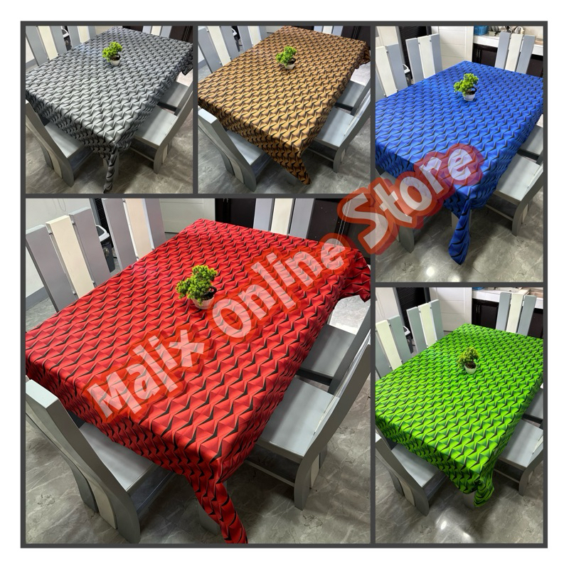 Light Halzen Elegant Design Table Cloth Geena Cloth 4 Seater 6 Seater 8 ...