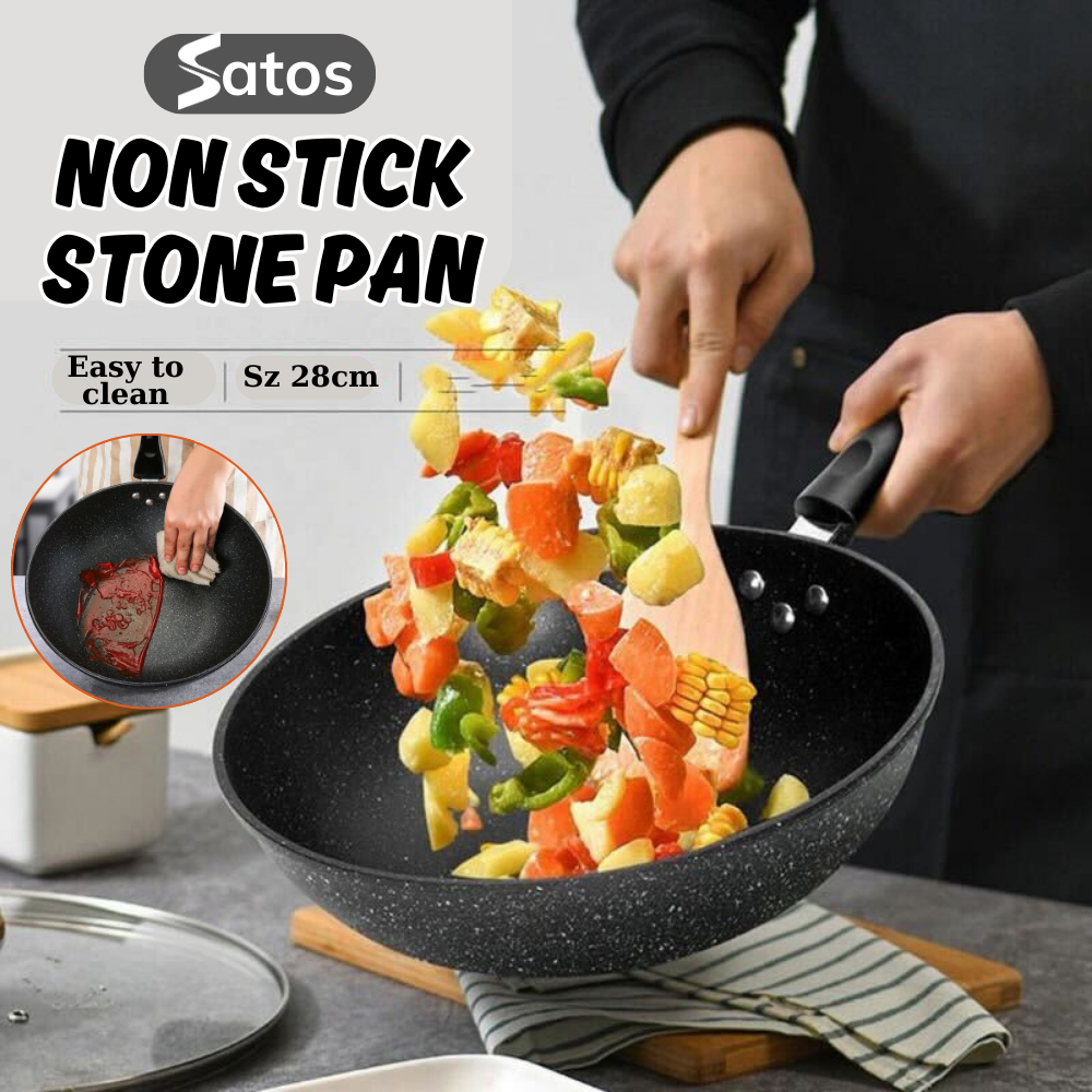 Satos Non-stick stone pan original high-quality medical stone pan 3 ...