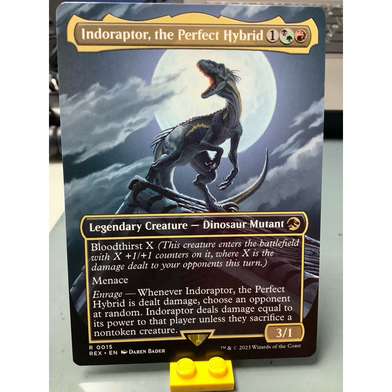 MAGIC: The Gathering - Indoraptor, the Perfect Hybrid BORDERLESS ...