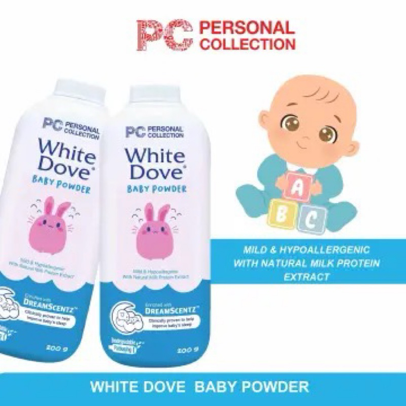 BUY 1 TAKE 1 WHITE DOVE BABY POWDER | Shopee Philippines