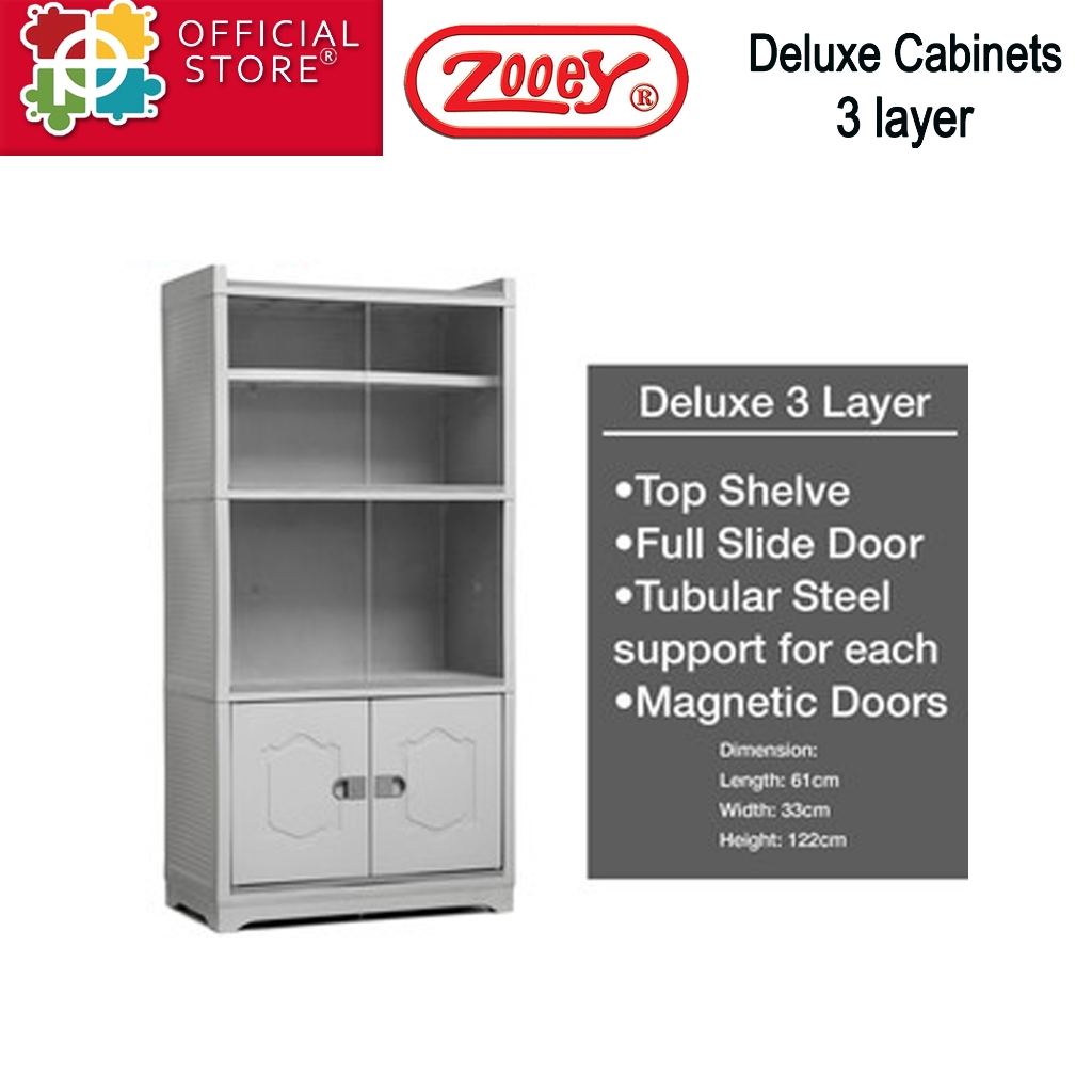 Zooey Deluxe 3 Layer Display Cabinet | Shopee Philippines