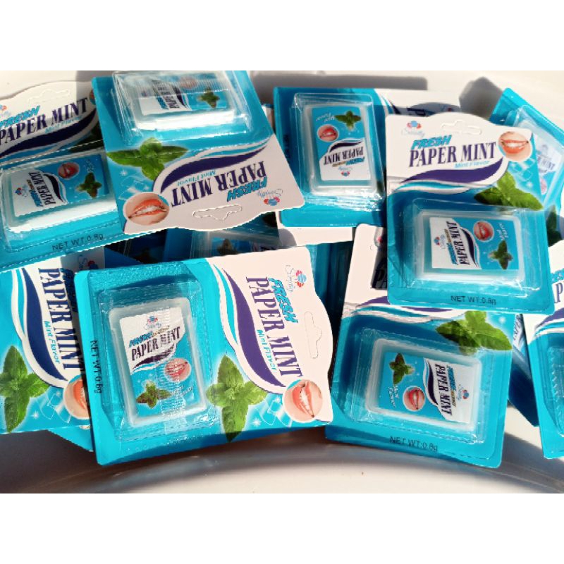 20pcs Paper Mint Candy/Mint Flavor/Paninda | Shopee Philippines