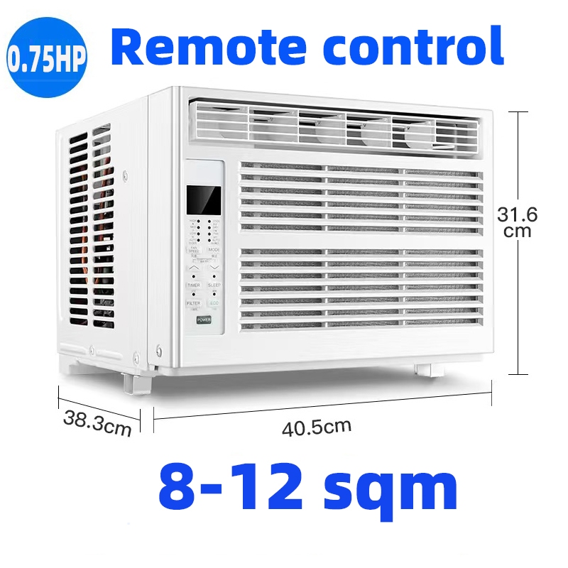 Window Air Conditioner with Remote Control 0.75 HP Air Cooler aircon ...
