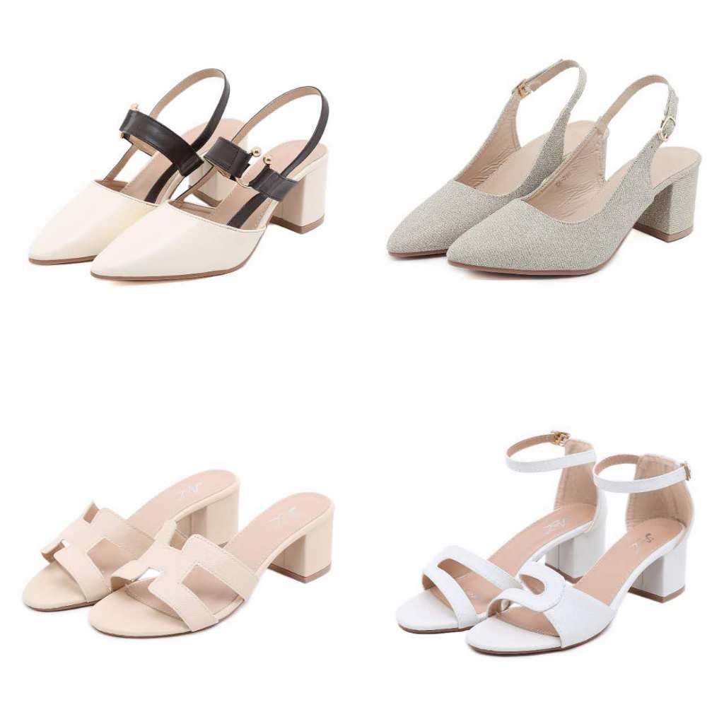「KAEVE」RANDOM design heels sandals for women | Shopee Philippines