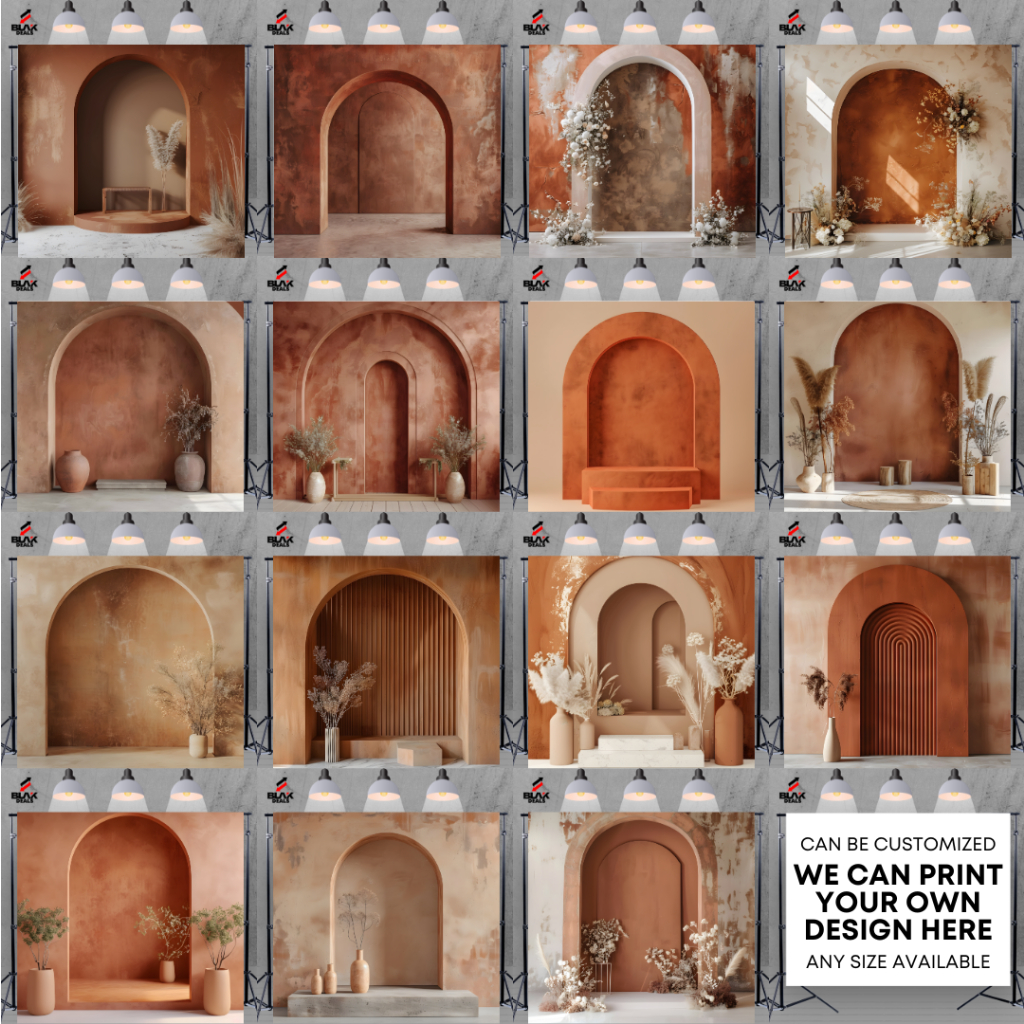 Arch Terracotta Photography Studio Event Backdrop Background Shoot ...