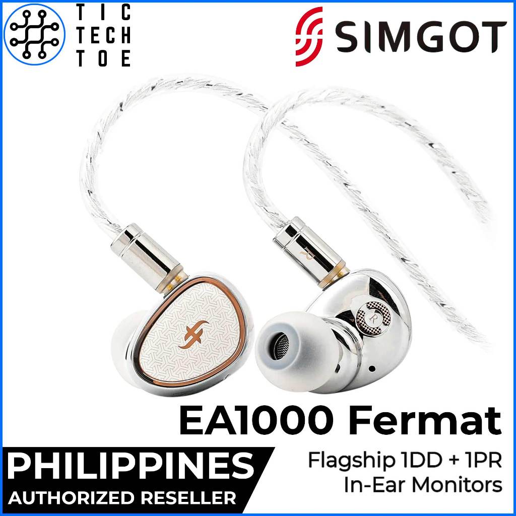 SIMGOT EA1000 Fermat Flagship IEM All Metal Detachable Nozzle Cable Dynamic Driver In-Ear ...