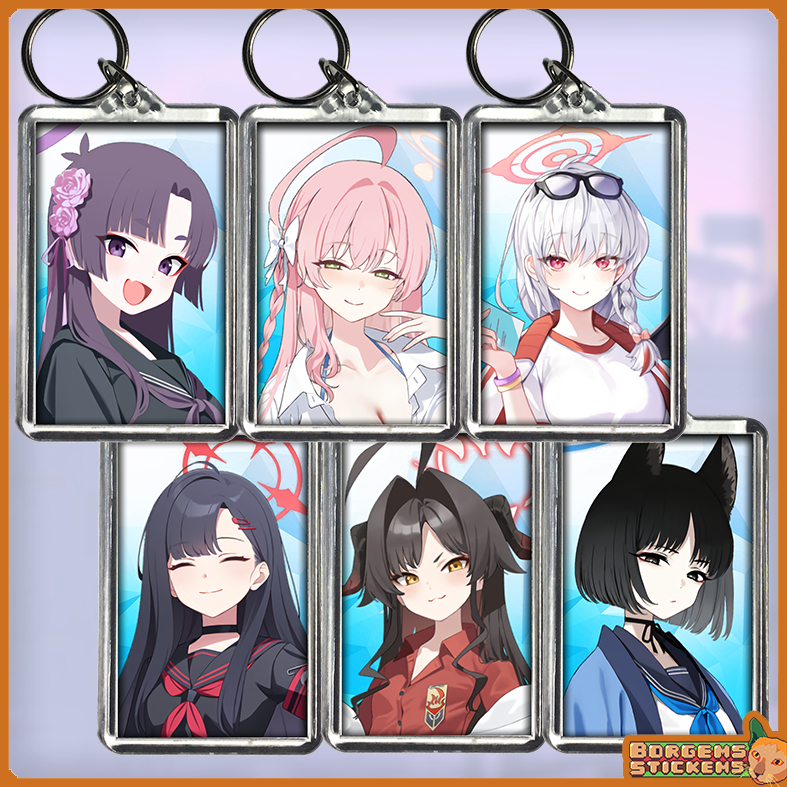 Blue Archive - Sonic Attack - Artwork - Game【Acrylic Keychain】 - Hanako ...