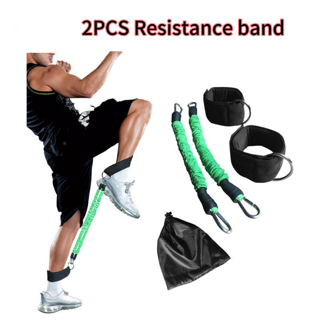 COD 60 lb. Leg Trainer Rubber Pull Cord Resistance Bands for Training ...