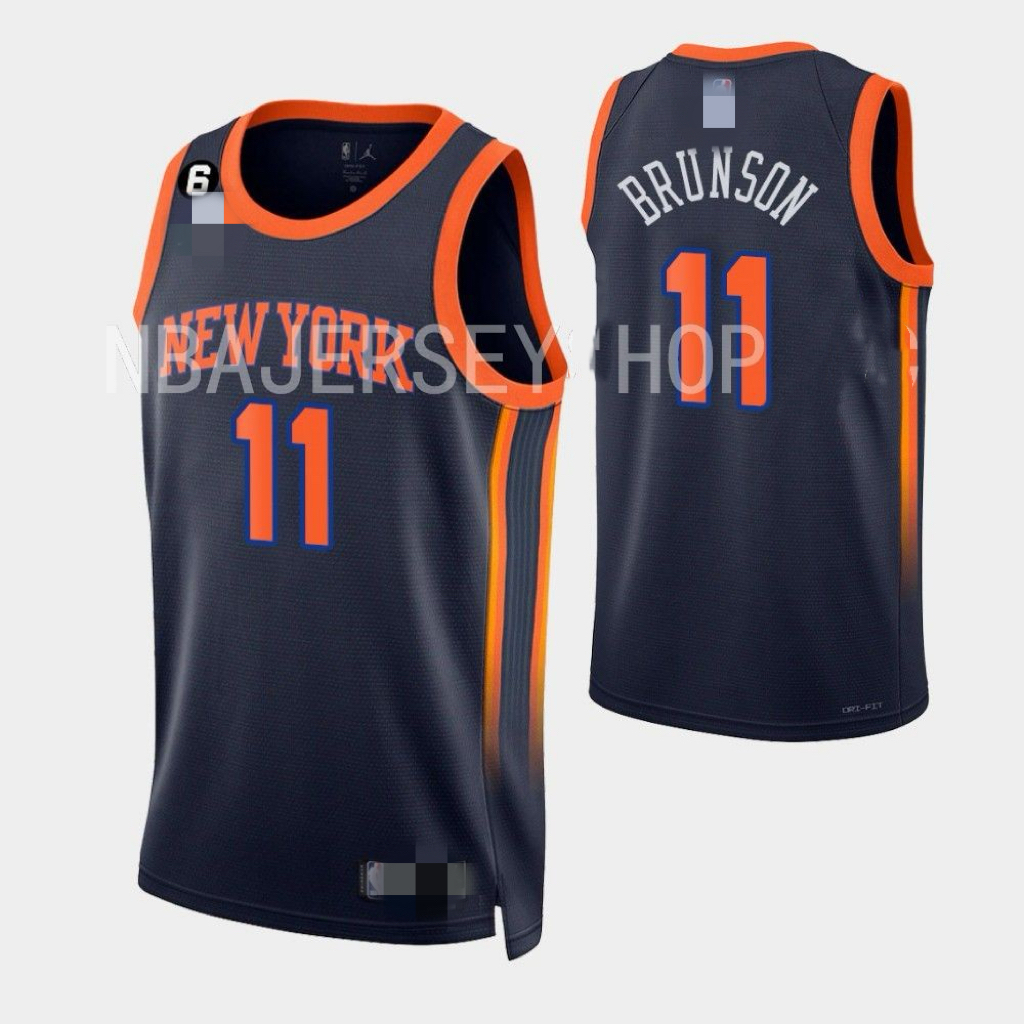 New York Knicks Patch Jalen Brunson #11 Jersey 2023-2024 | Shopee ...