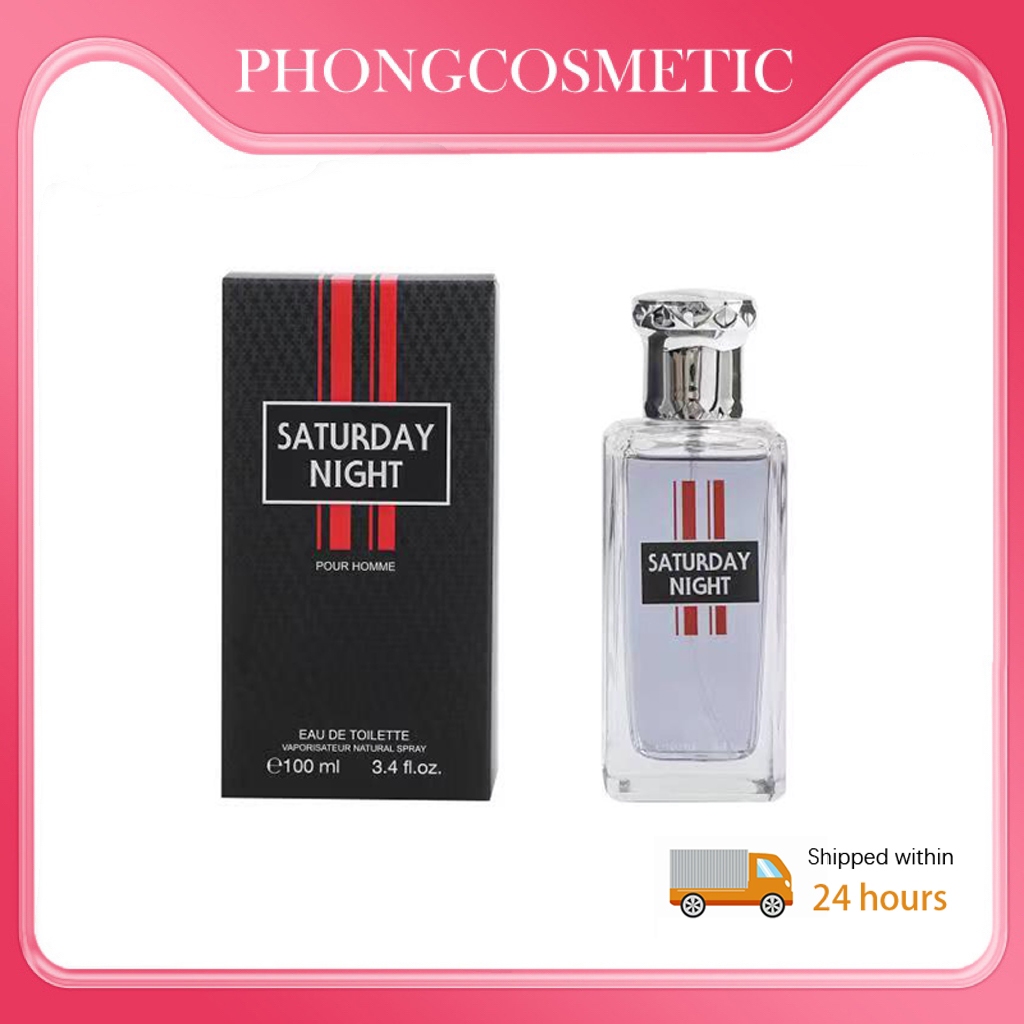 Saturday Night Pour Homme Eau De Parfum 100ML | Shopee Philippines