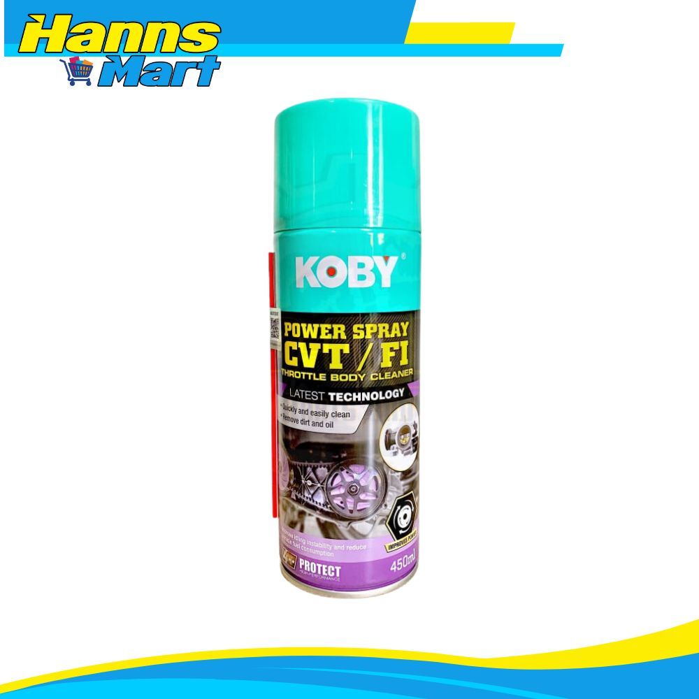 Koby Power Spray CVT/FI Throttle Body Cleaner 450ml | Shopee Philippines
