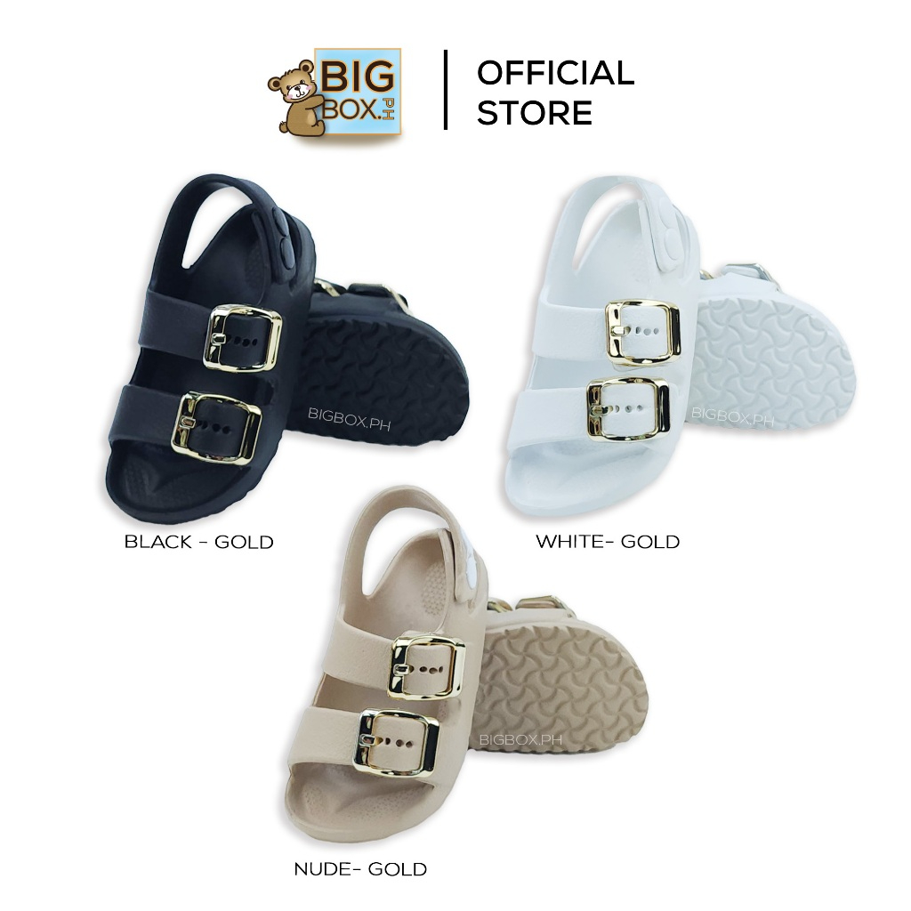 BigboxPH Eva Birks Gold Buckle Sandals for Toddlers Water Friendly ...