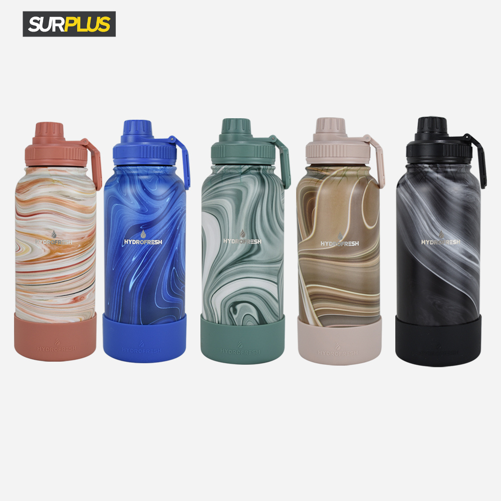 Surplus Hydrofresh Stainless Steel Tumbler with Sporty Handle 1L With ...