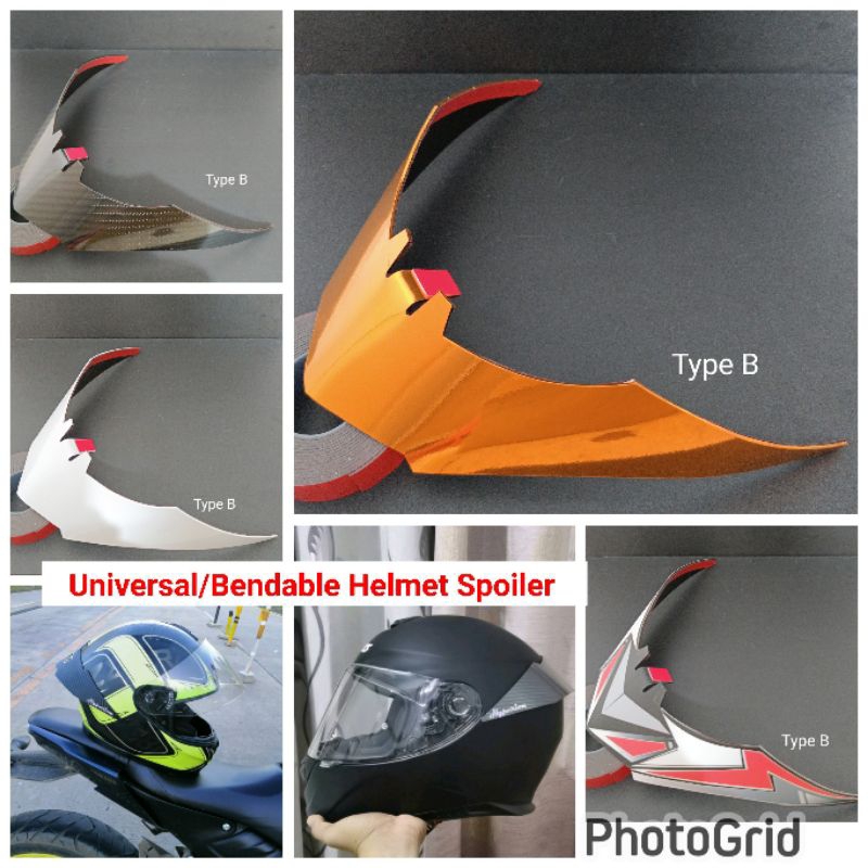 Universal Spoiler for Helmets | Shopee Philippines