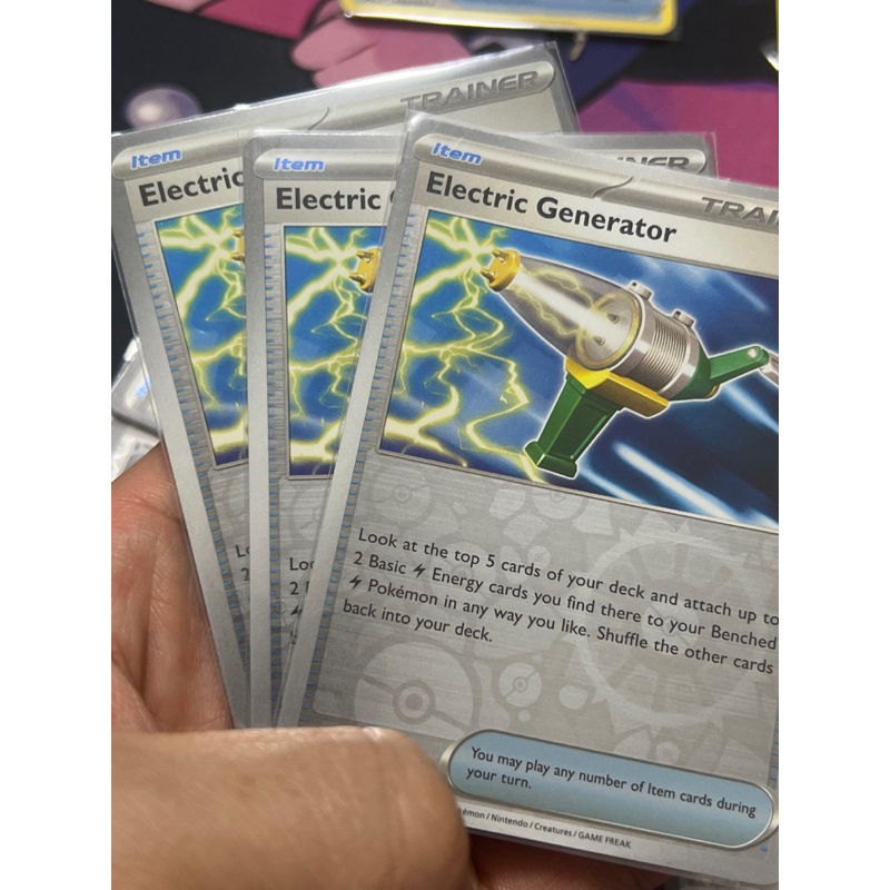 Pokemon TCG Electric Generator Reverse Holo 170/198 Scarlet & Violet ...