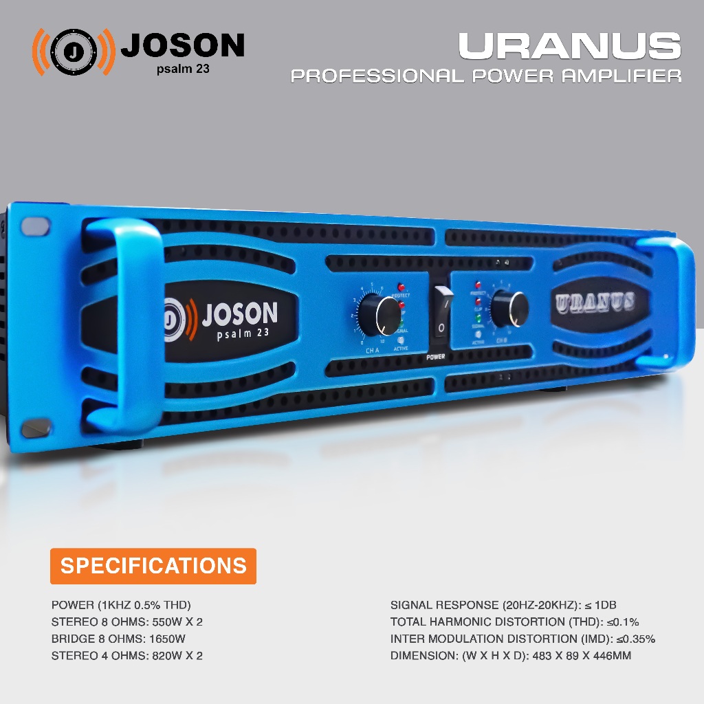 Joson URANUS Professional Power Amplifier | Shopee Philippines
